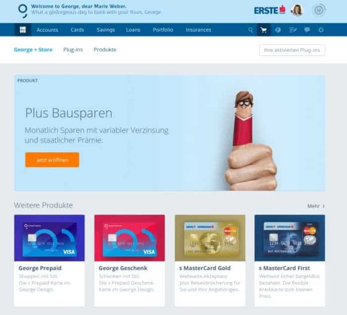 Banking-App „George“ auf Expansionskurs: Erste Group setzt auf ...