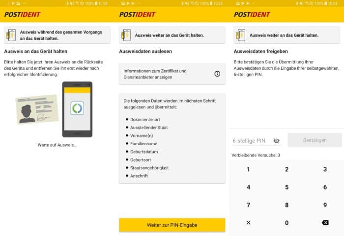 PostIdent wird per SmartPhone und Online-Ausweisfunktion möglich