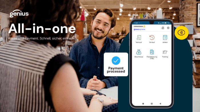 Commerz Globalpay stellt Kassen- und Paymentlösung Genius vor